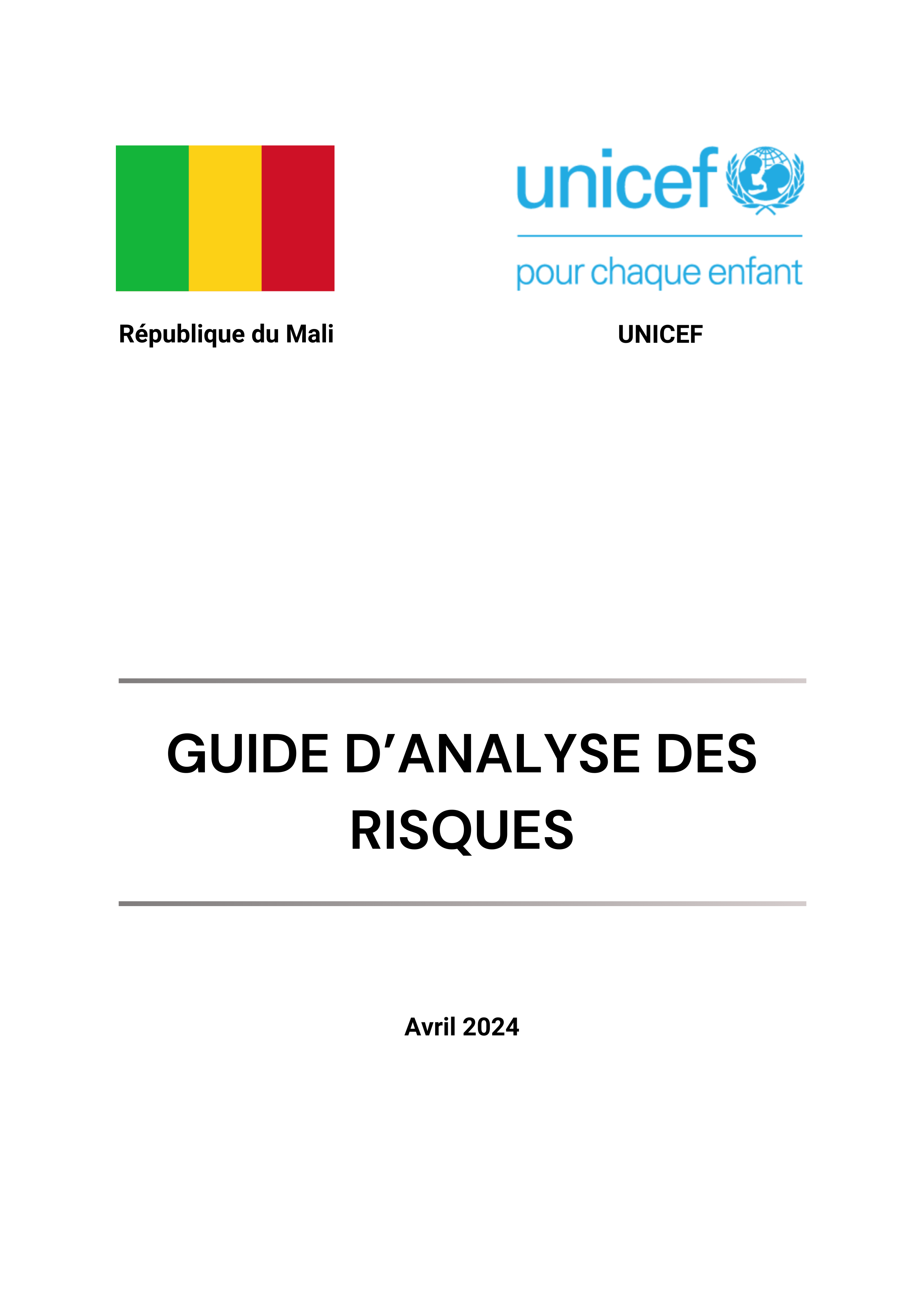 Guide d'analyse des Risques | Imrs Mali